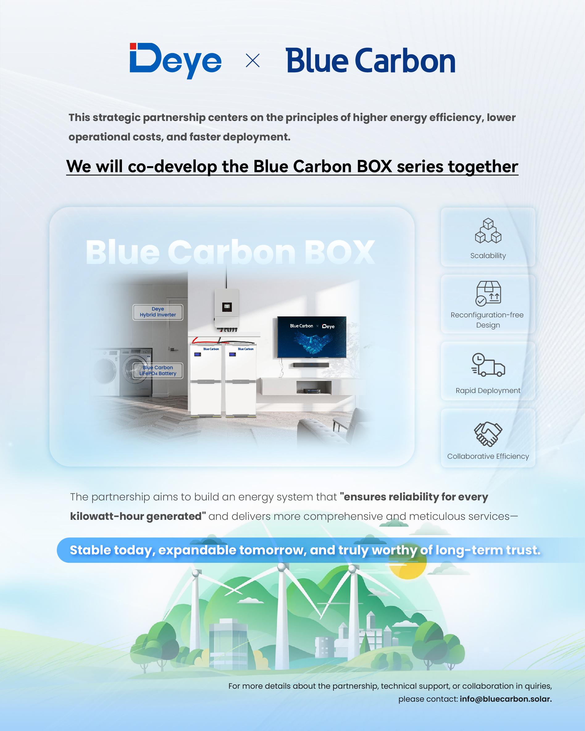 DEYE e Blue Carbon Sign Strategic Partnership per co-sviluppo della ...